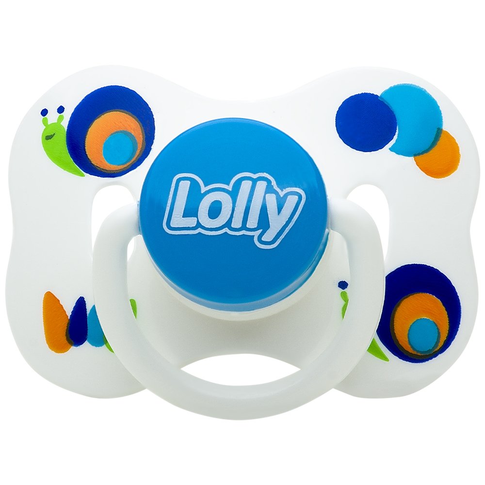 Chupeta Lolly Azul Tamanho 2 Silicone Ortodontico | Martins Atacado