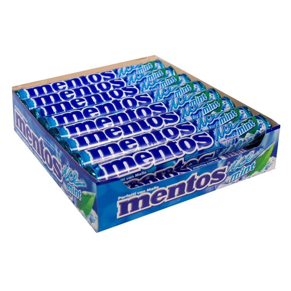 Drops Mentos Ice Mint Embalagem com 16 Unidades | Martins Atacado