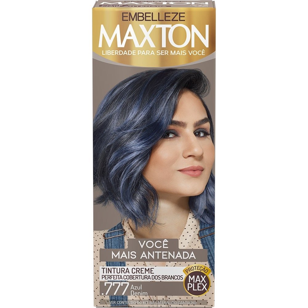 Tintura Maxton Kit Pratico 777 Azul Denim | Martins Atacado