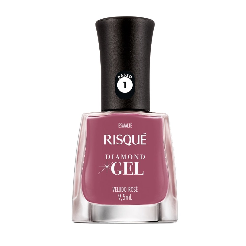 Esmalte Risque Cremoso Gel Veludo Rose 9,5ml | Martins Atacado