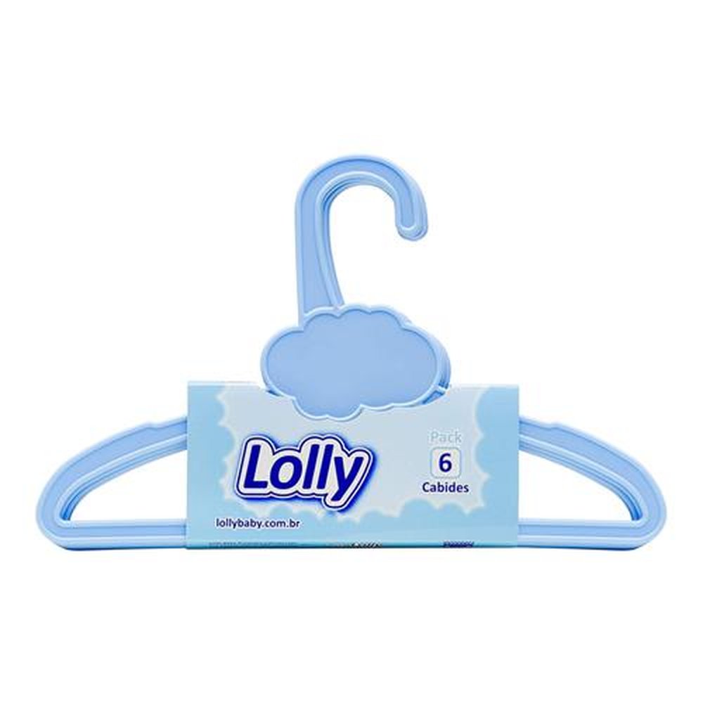 Kit 6 Cabides Special Lolly - Azul | Martins Atacado