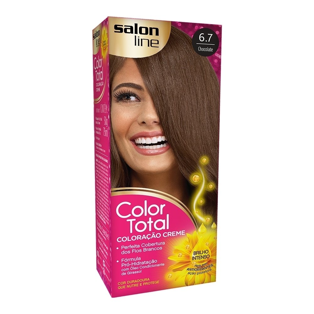 Tintura Color Total 6.7 Chocolate Salon Line | Martins Atacado