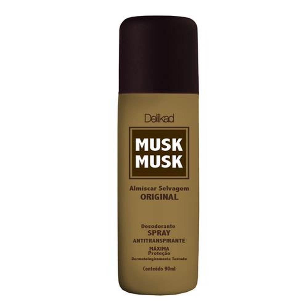 Desodorante Musk Deo Spray Antitranspirante 90ml | Martins Atacado