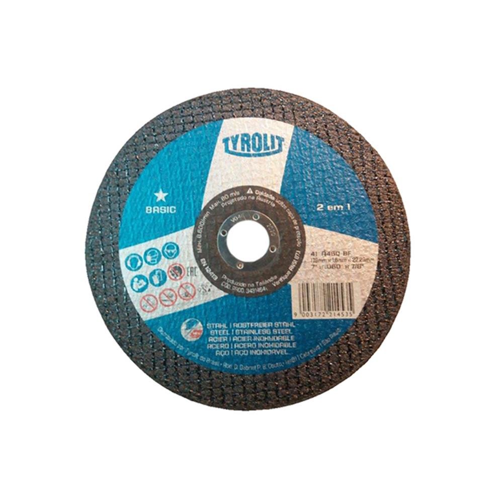 Disco Corte Inox 7" 178Mm Basic Tyrolit | Martins Atacado