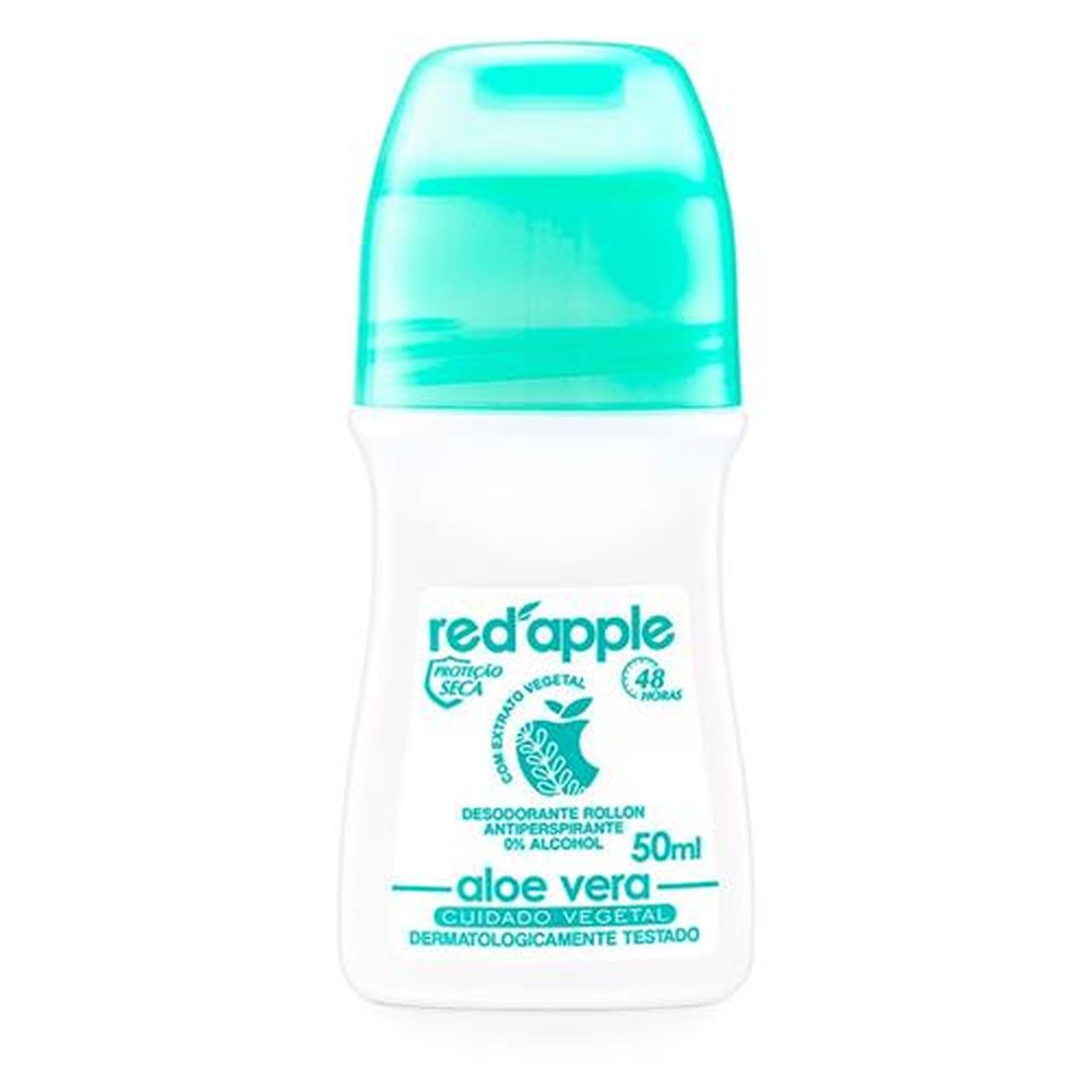 Desodorante Red Apple Aloe Vera Roll-On 50ml | Martins Atacado