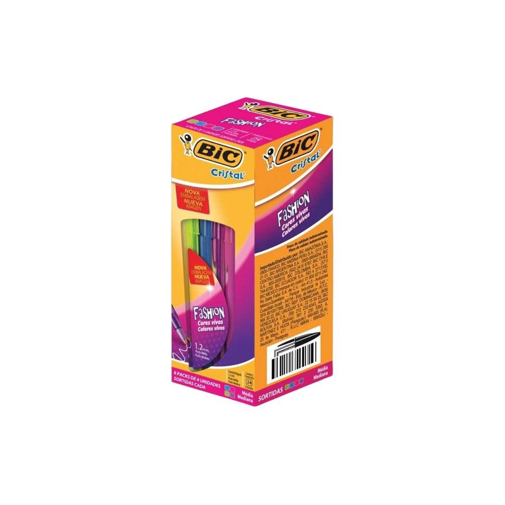 Caneta Bic Shimmers 6X4 | Martins Atacado