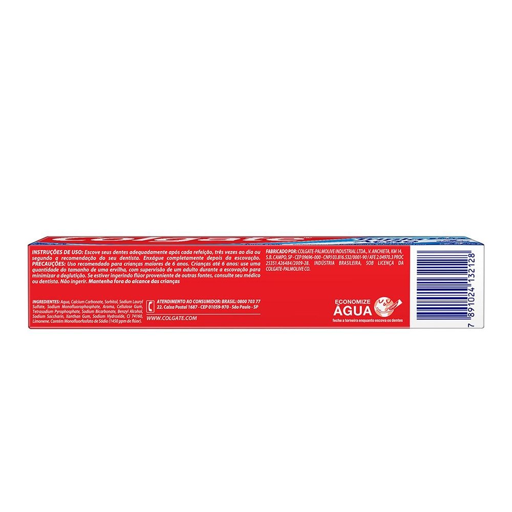 Creme Dental Colgate Tripla Ação Hortelã 90g Embalagem com 12 Unidades ...