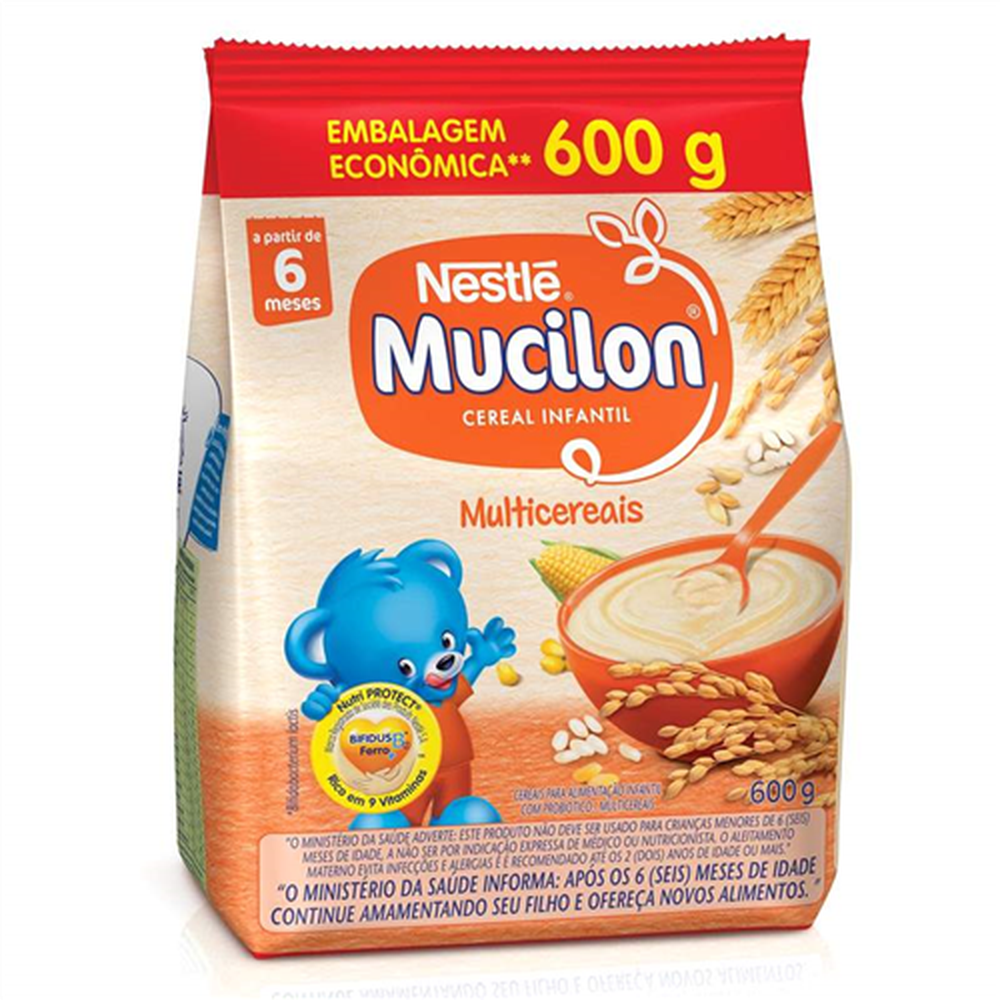 Mucilon Multicereais Refil 600g | Martins Atacado