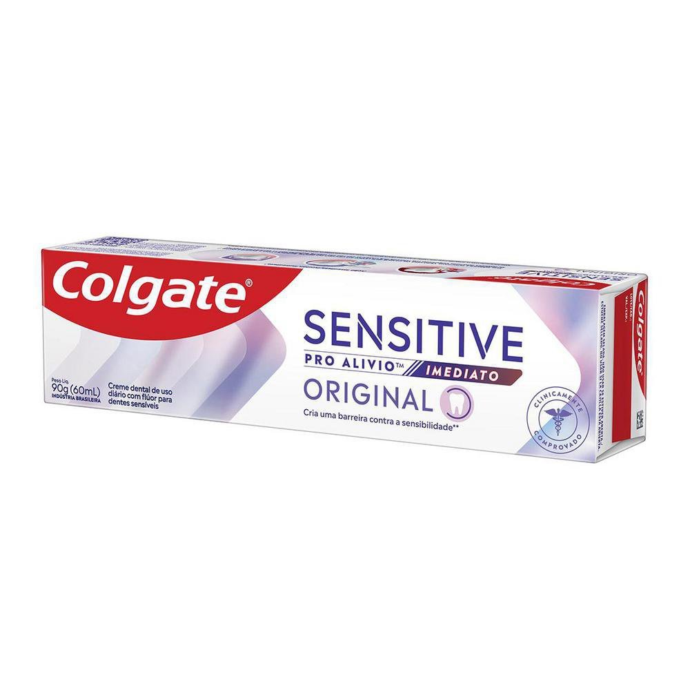 Creme Dental Colgate Sensitive Pró-Alívio Imediato Original 90g ...
