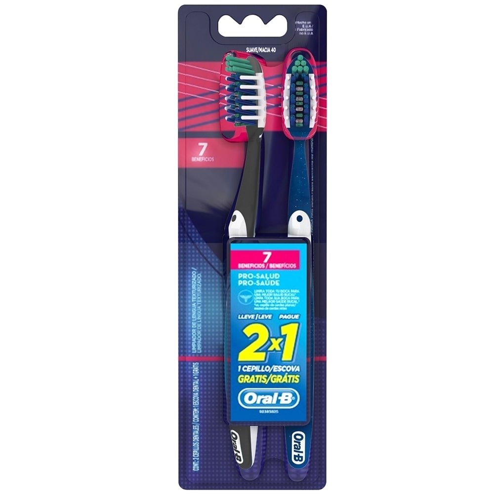 Escova Dental Oral B Pró Saúde 7 Benefícios | Martins Atacado