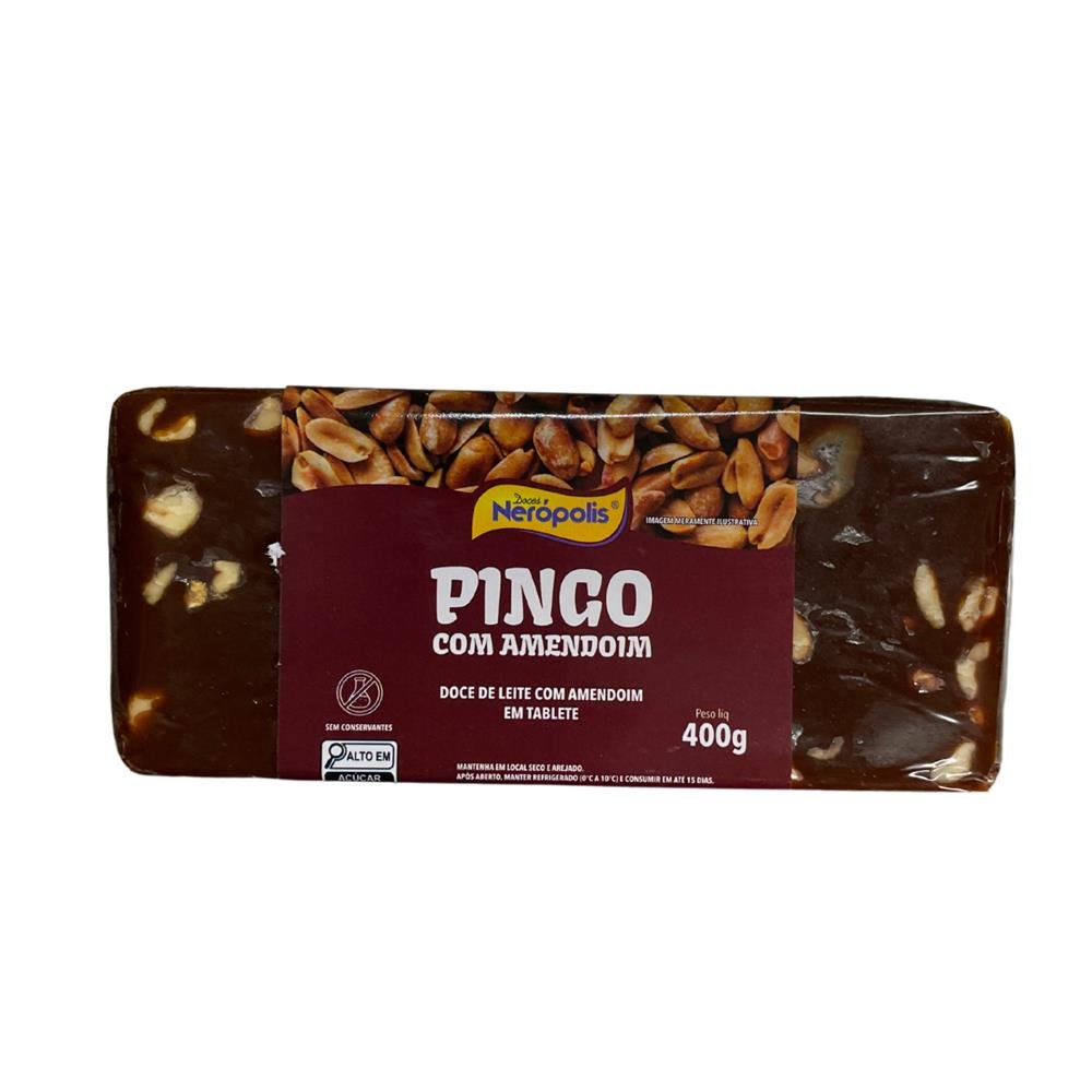 Doce de Pingo C/ Amendoim em Barra 400g | Martins Atacado