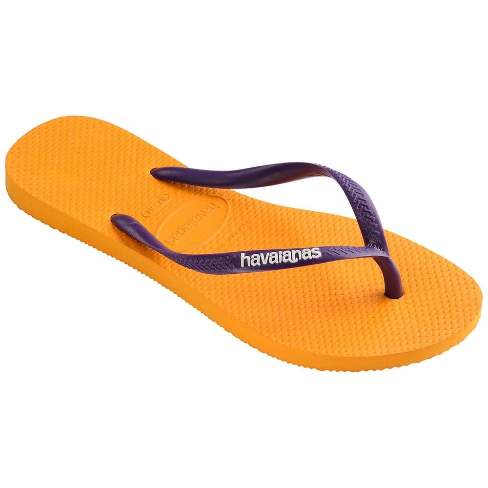 Havaianas Slim Logo Pop-Up Laranja Citrus 33/4 | Martins Atacado