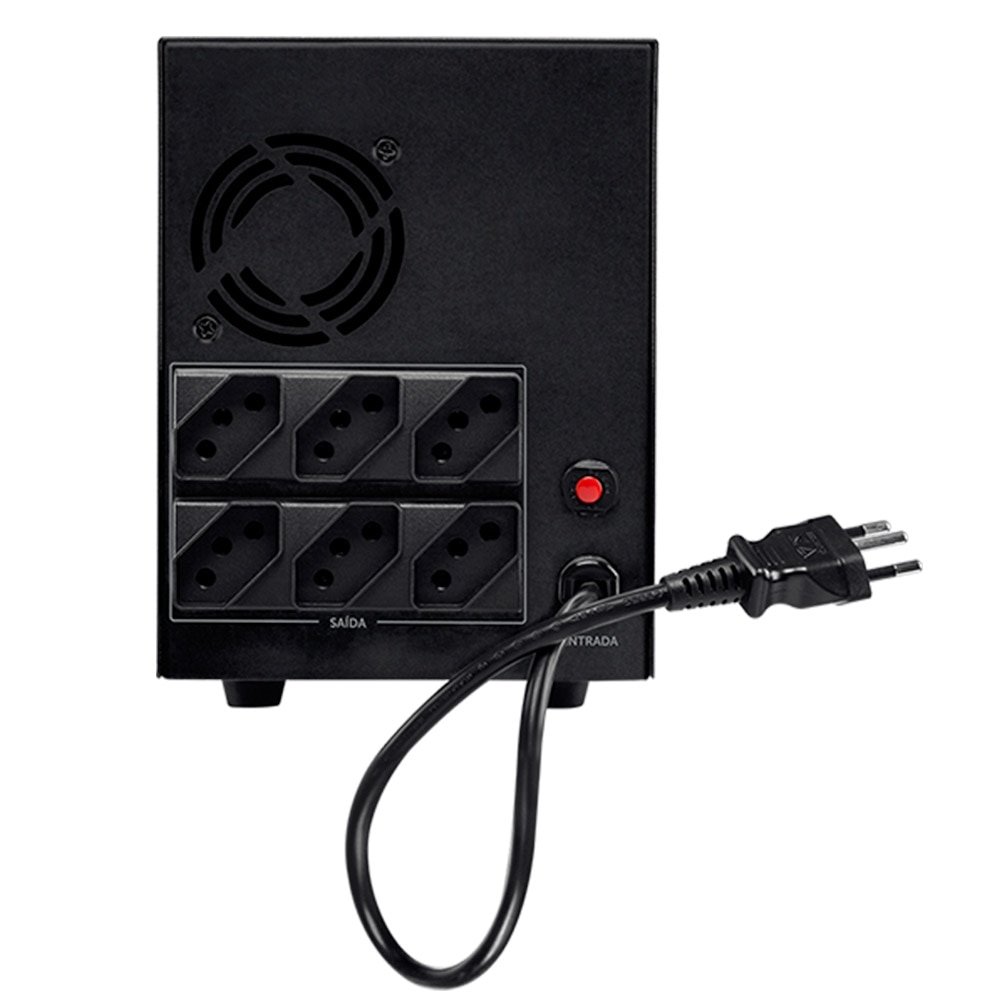 Nobreak Intelbras Senoidal SNB, 700VA, 6 Tomadas, Entrada Bivolt Saída 110V | Martins Atacado