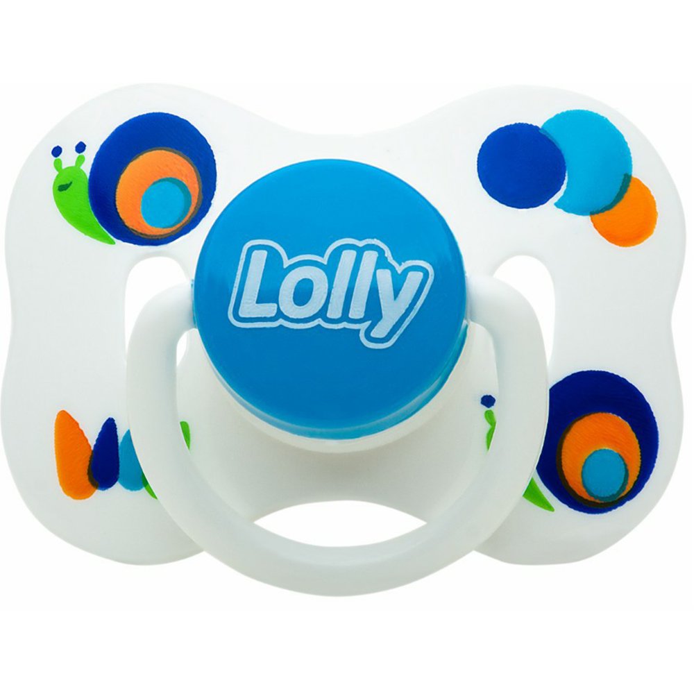 Chupeta Lolly Azul Tamanho 2 Silicone | Martins Atacado