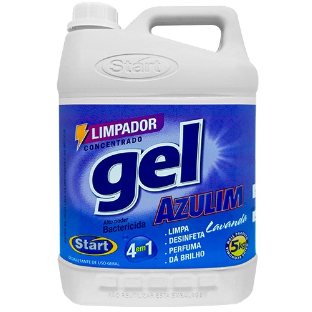 Desinfetante Detergel Azulim Gel Lavanda 5l | Martins Atacado