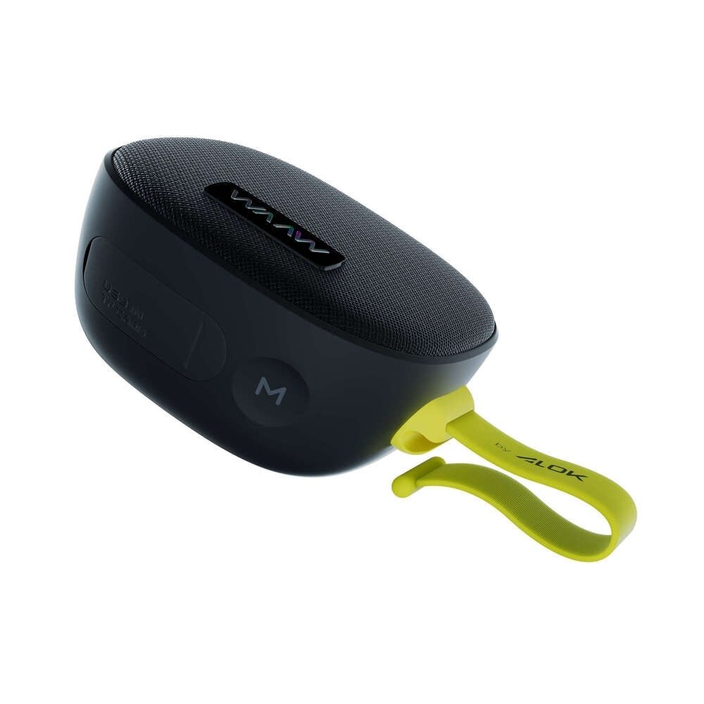 Caixa de Som WAAW by ALOK ME 100SB, Bluetooth, Compacta, IPX6, Preto ...