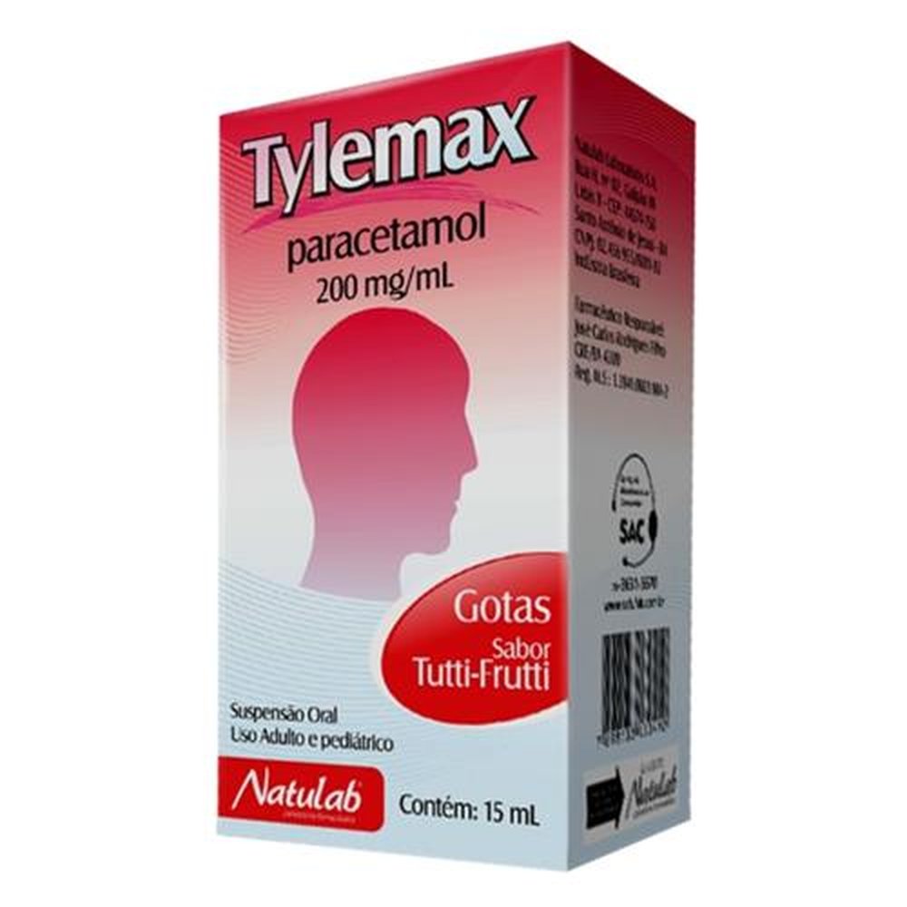 Tylemax Gotas 200Mg/Ml 15Ml Tutti-Frutti | Martins Atacado