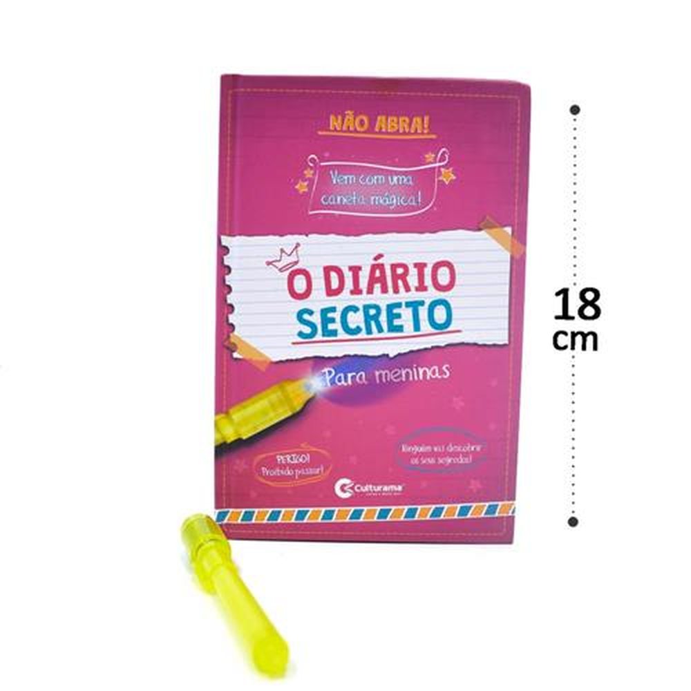 O Diario Secreto Para Meninas Com Caneta Magica | Martins Atacado