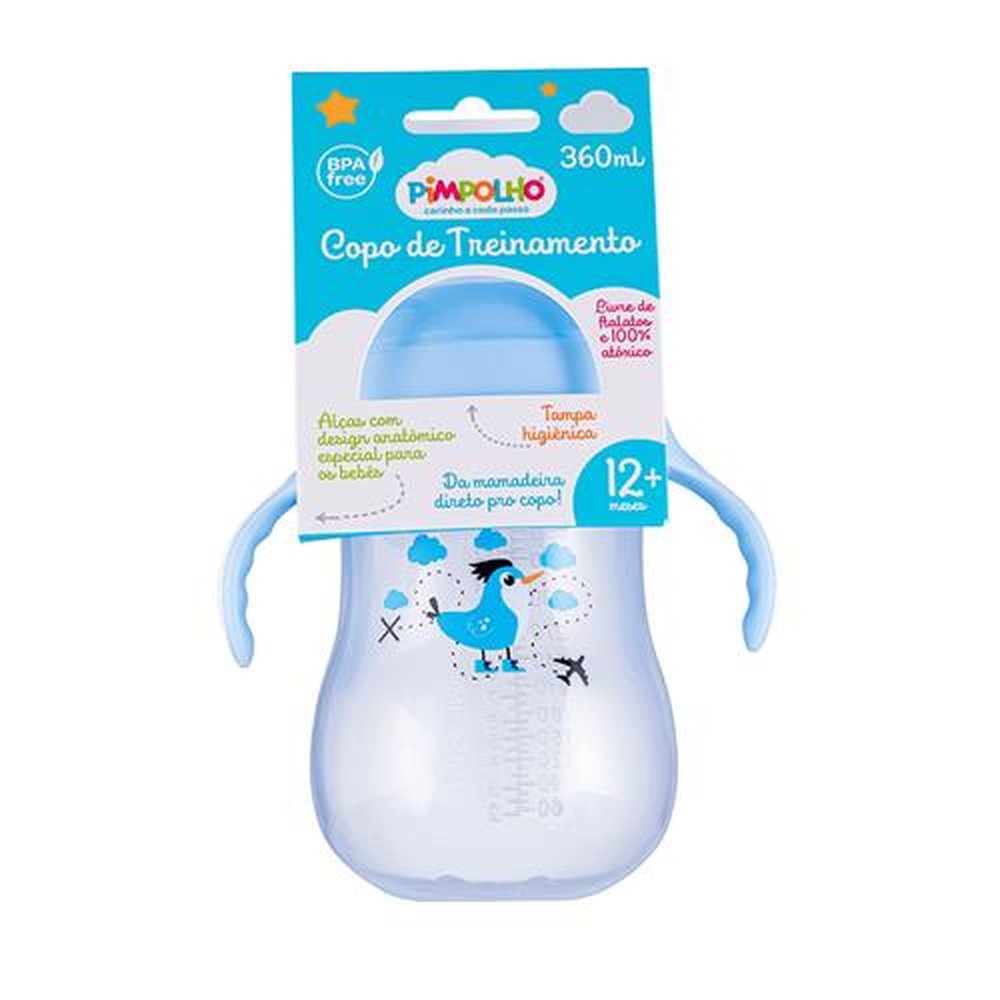 Kit Copo De Treinamento 360 Ml 12 Meses+ Masculino Pimpolho Com 6 Unidades. | Martins Atacado