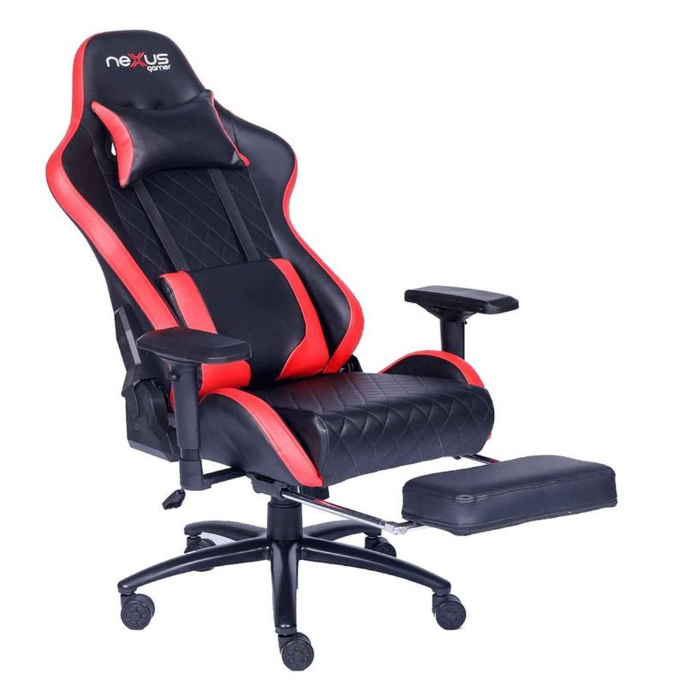 Cadeira Gamer Python D-361 Vermelha/Preto ¿ Nexus Gamer | Martins Atacado