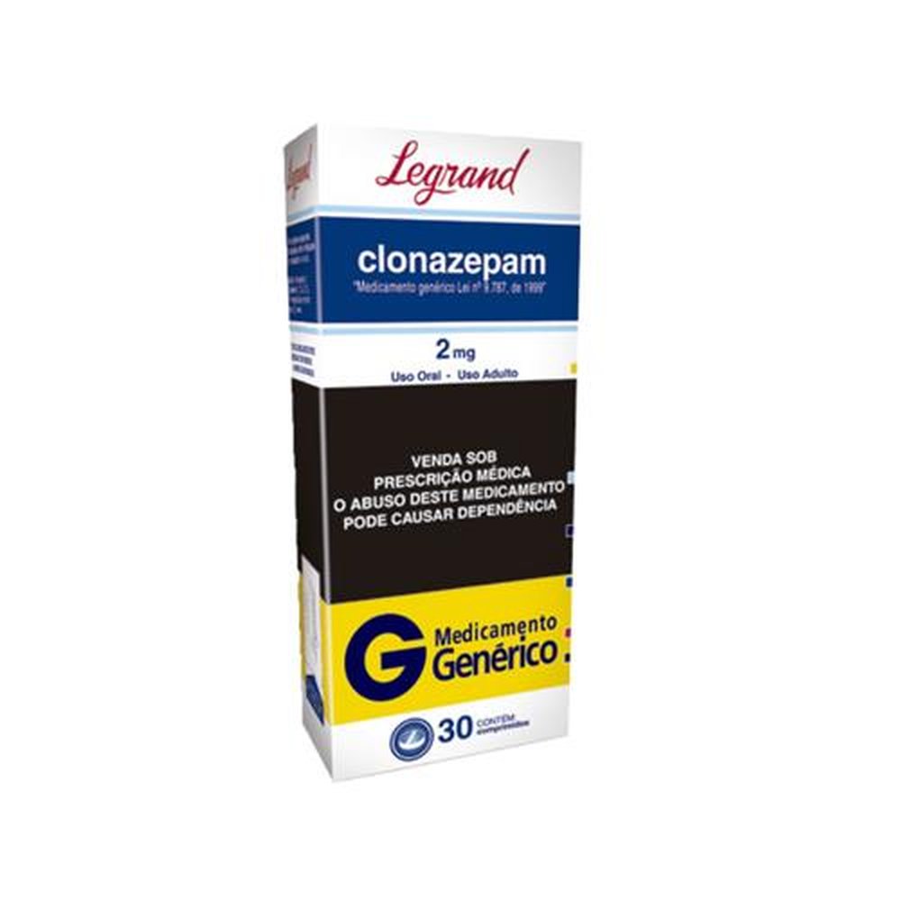 Clonazepam 2Mg(B1) Com 30 Comprimidos-Gl | Martins Atacado