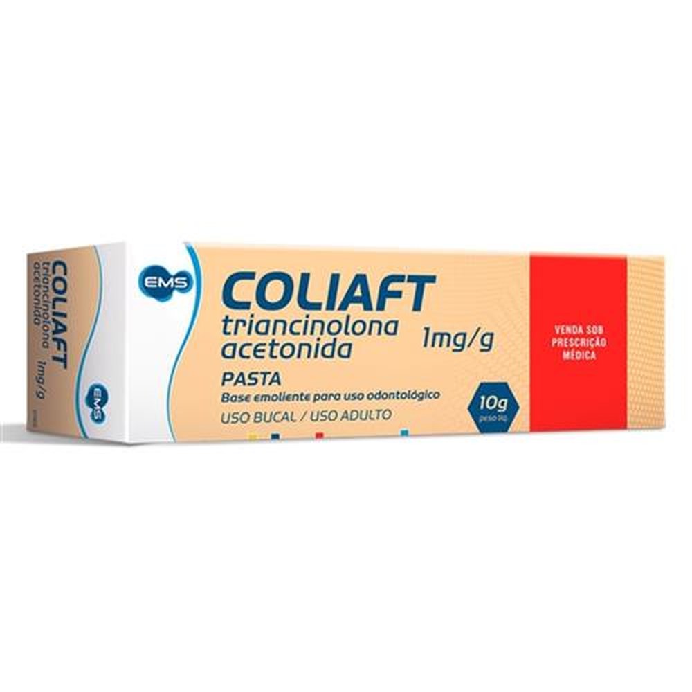 Coliaft Triancinolona Pasta 10 Gramas Ems Martins Atacado