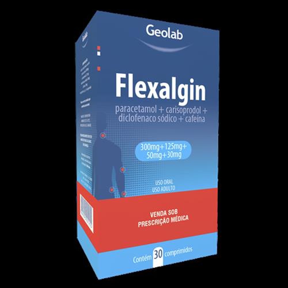 Flexalgin com 30 Comprimidos Geolab | Martins Atacado
