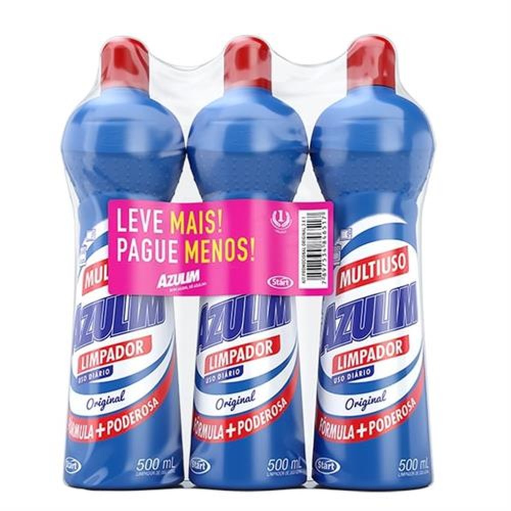 Kit Multiuso Azulim Original 8-Kits Com 3-Unidades de 500ml Cada ...