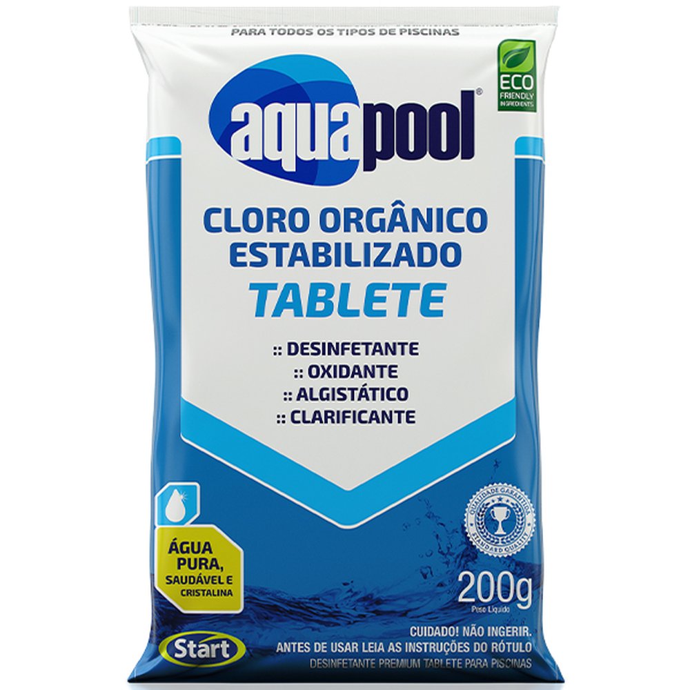 Aquapool Cloro Tablete 200gr | Martins Atacado