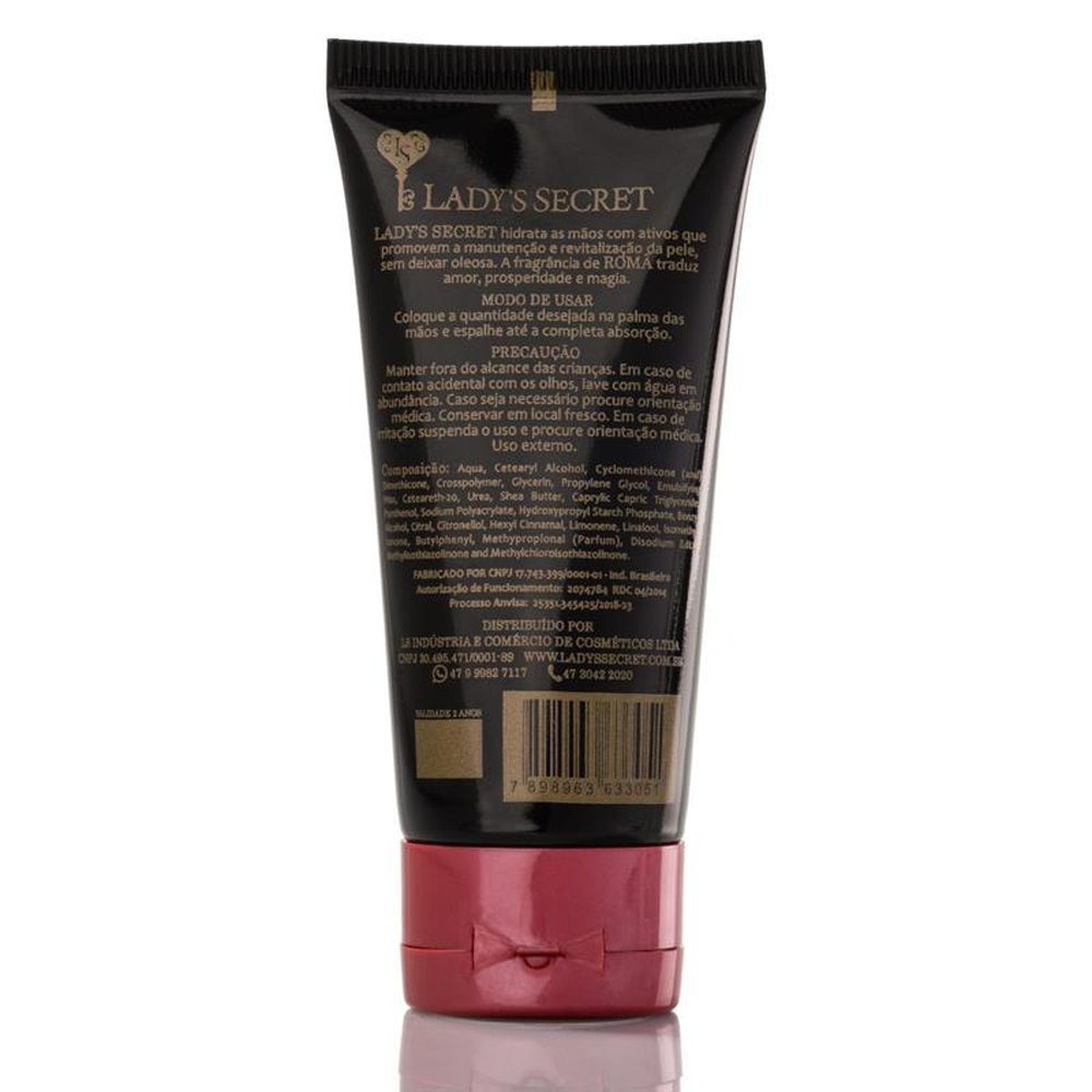 Hidratante para Mãos Ladys Secret Romã 60 ml | Martins Atacado