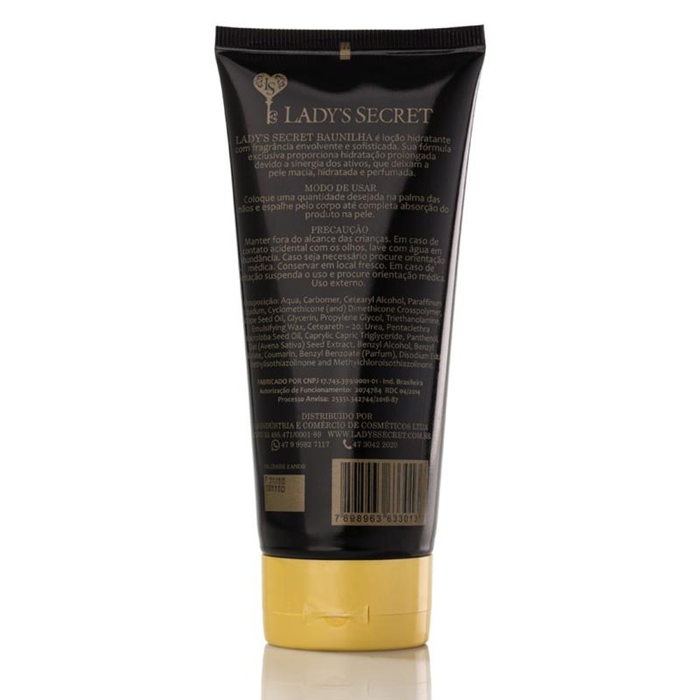 Hidratante Corporal Ladys Secret Baunilha 200 ml | Martins Atacado