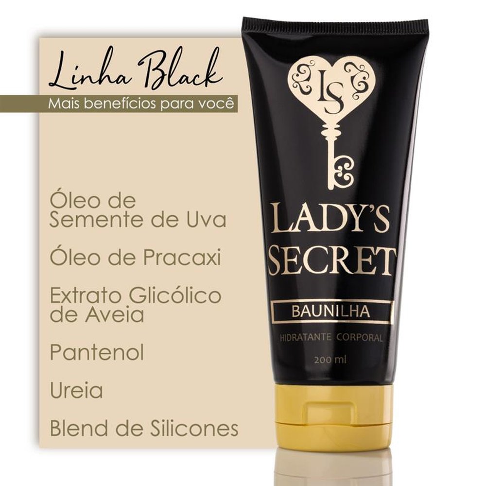 Hidratante Corporal Ladys Secret Baunilha 200 ml | Martins Atacado
