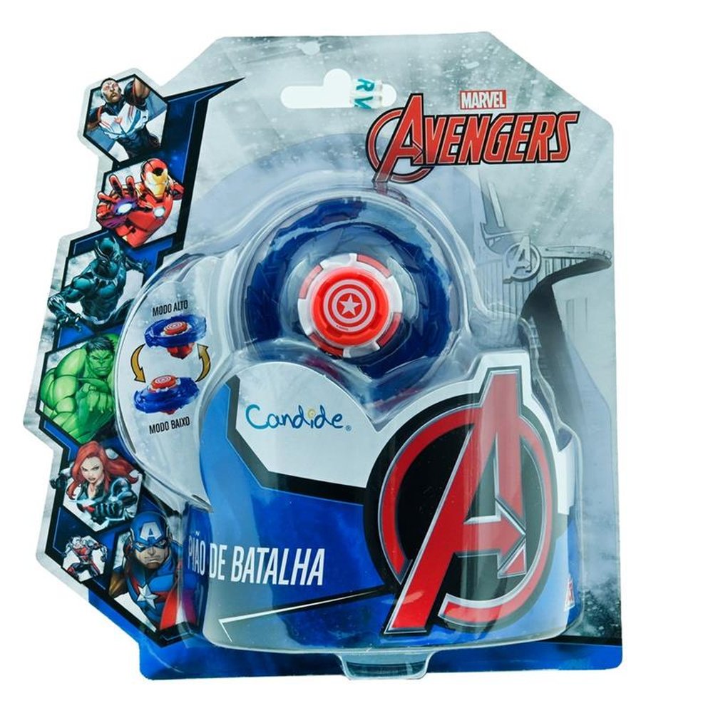 Pião Infinity Nado Avengers Plastic Series | Martins Atacado