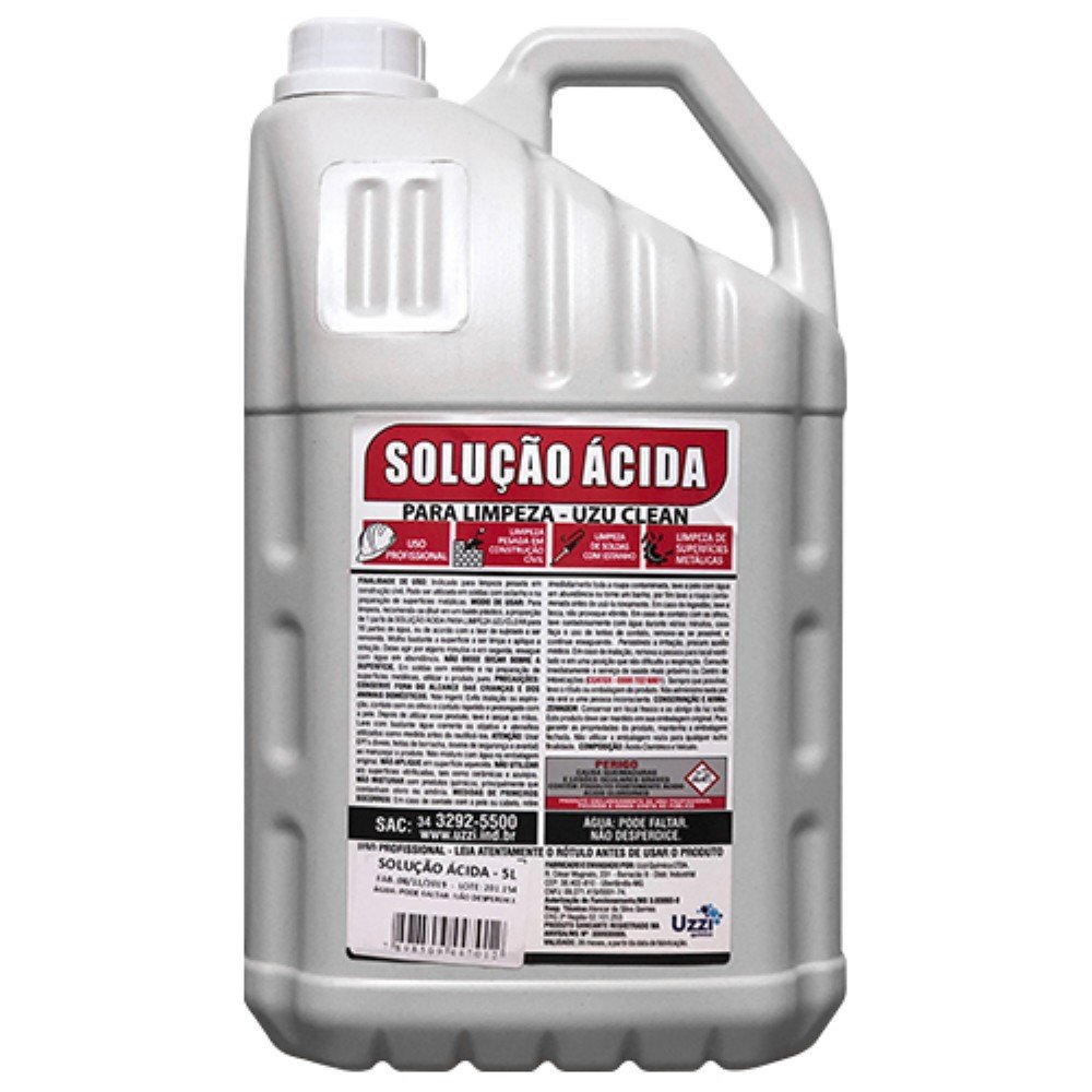 Solucao Acida 5L Uzzu | Martins Atacado