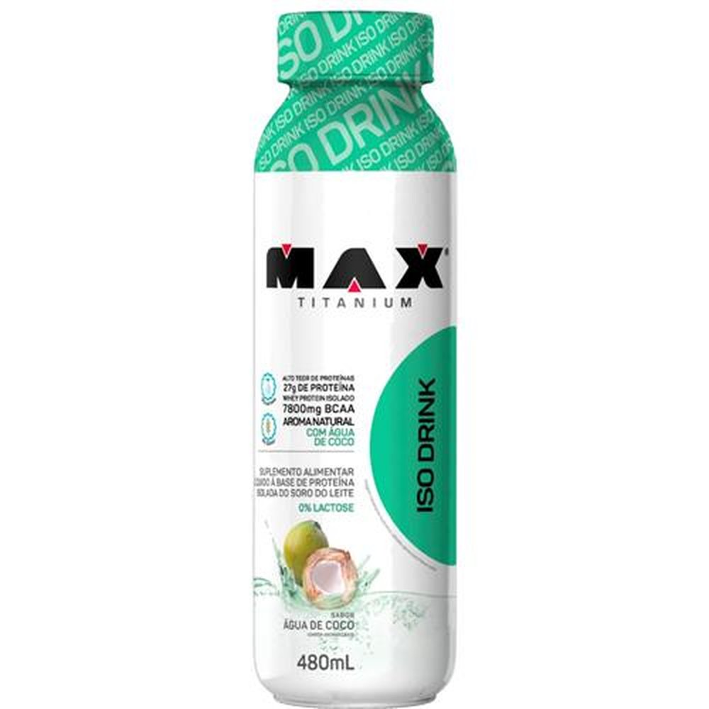Iso Drink 480Ml Água De Coco Max Titanium | Martins Atacado