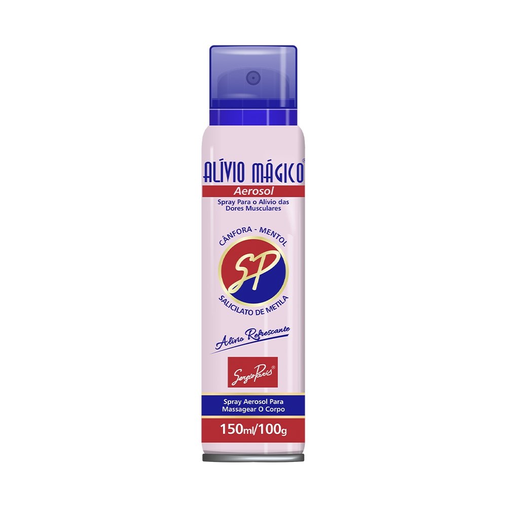 Alivio Magico Sergio Paris Spray Aerosol Canfora 150ml | Martins Atacado
