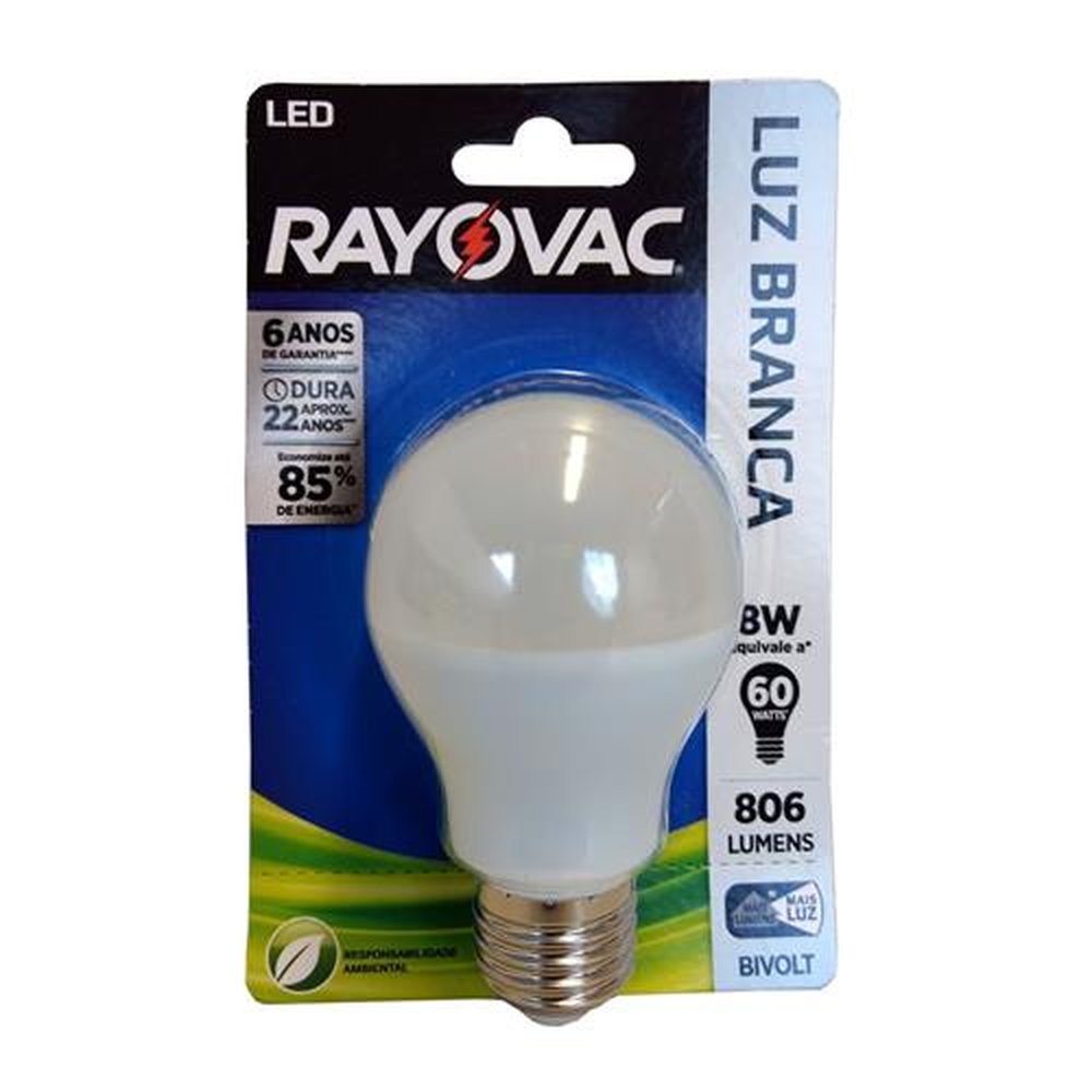 Lampada Led 9W Rayovac Bivolt | Martins Atacado