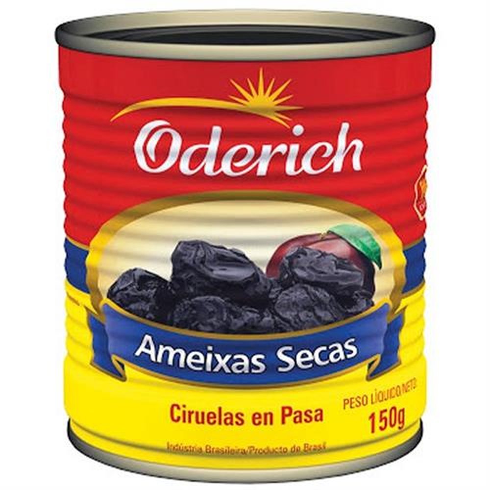 Ameixa Seca Oderich Lata - 24X1X150G | Martins Atacado