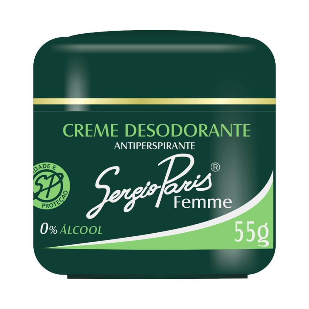 Desodorante Sergio Paris Femme Creme 55g | Martins Atacado