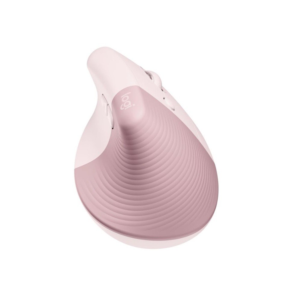 Mouse Sem Fio Logitech Lift Vertical - Rosa - 910-006472 | Martins Atacado