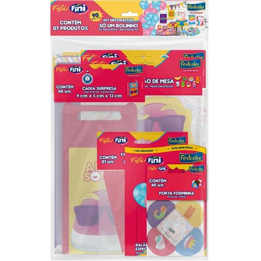 Kit So Um Bolinho Festa Fini | Martins Atacado