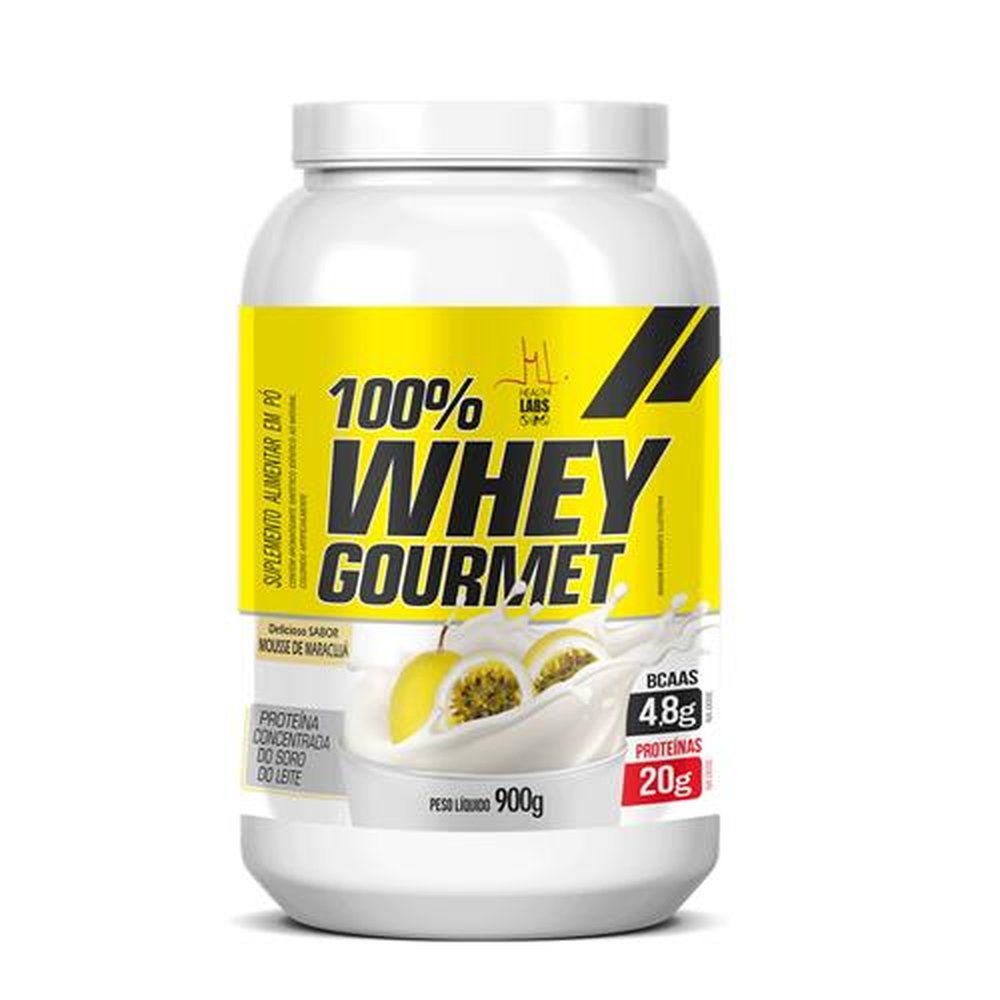 100 Whey Gourmet Protein 900g Mousse De Maracujá Martins Atacado