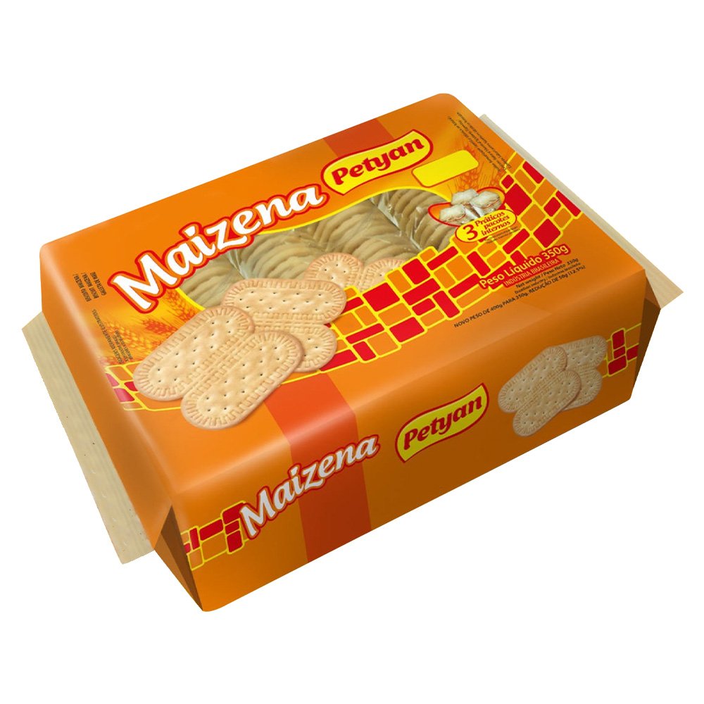 Biscoito Petyan Maizena 350G Tradicional | Martins Atacado