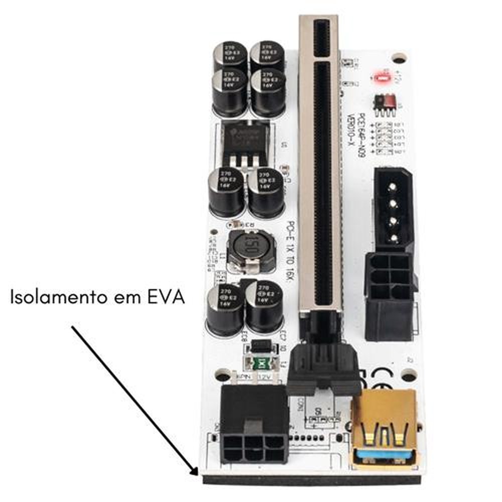 Placa Riser Versão 010-X - Tishric | Martins Atacado