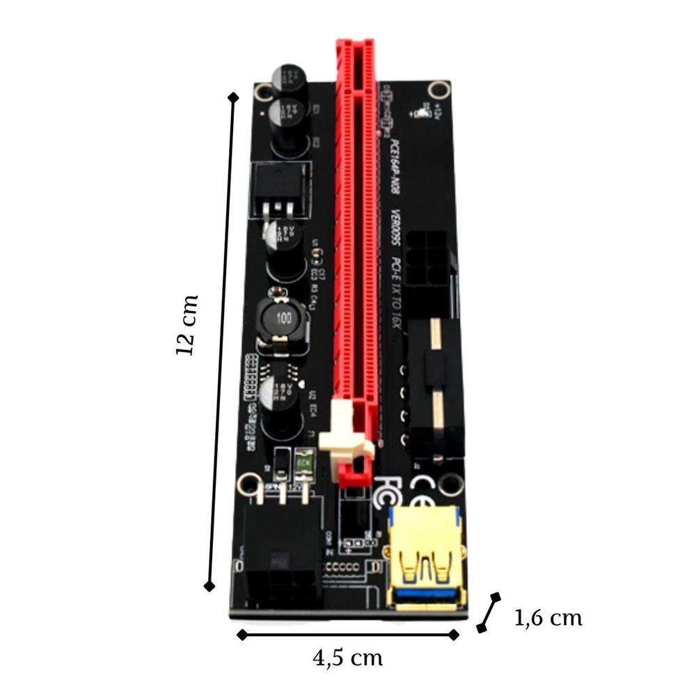 Placa Riser Ver009S - Tishric | Martins Atacado