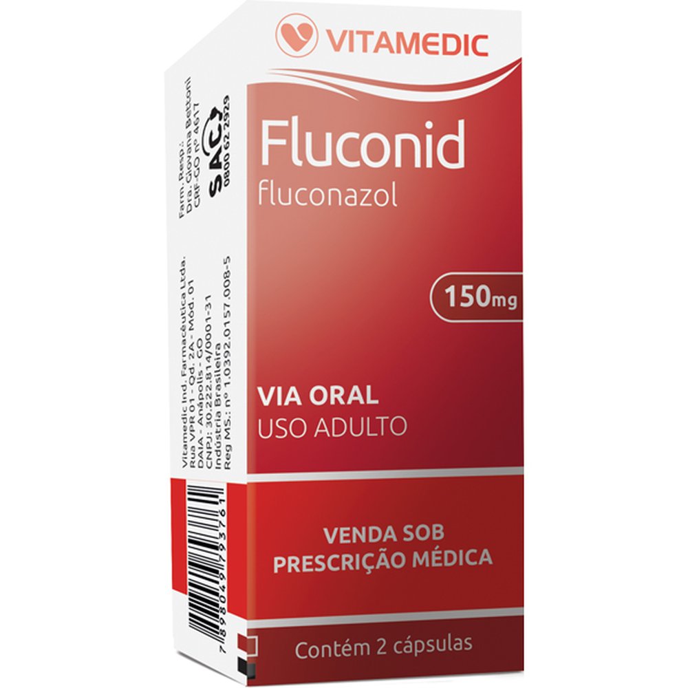 Fluconid 150Mg Com 2 Capsula Dura - VITAMEDIC | Martins Atacado