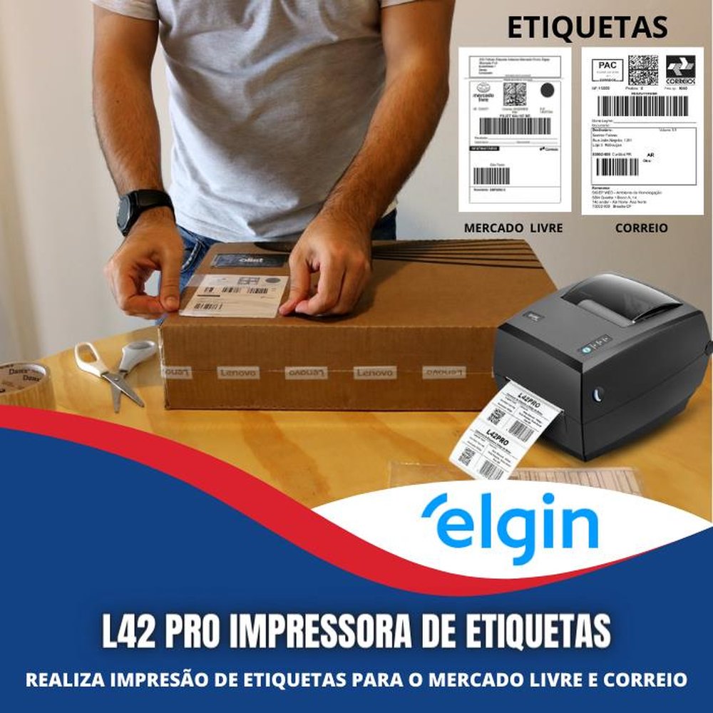 Impressora de Etiquetas L42 Pro Full | Martins Atacado