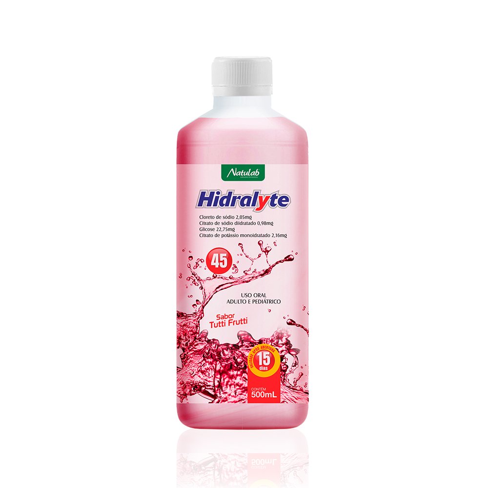 Hidralyte 45 Sabor Tutti-Frut 500Ml - NATULAB | Martins Atacado
