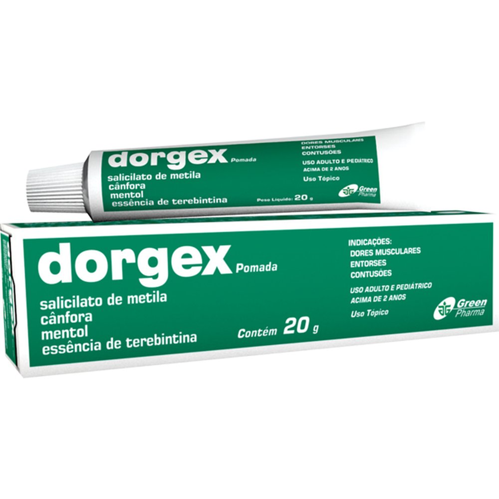 Dorgex Pomada 20 Gramas - GREENPHARMA | Martins Atacado