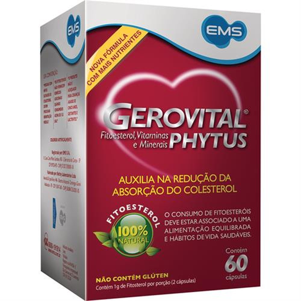 Gerovital Phytus 60 Capsula - EMS | Martins Atacado
